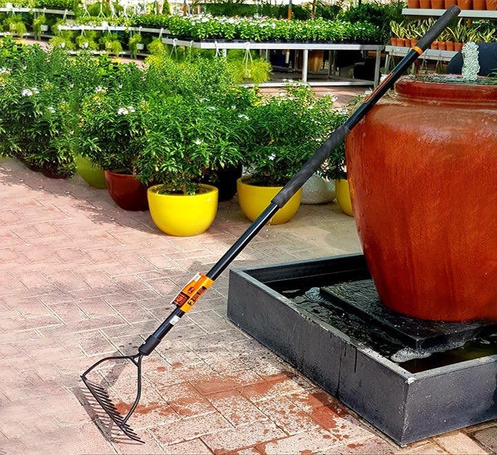 Garden rake 14 teeth 150cm – Cacti