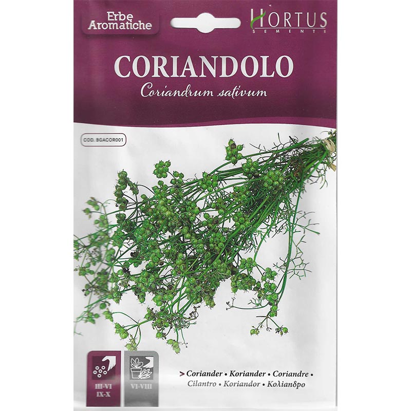 Coriander "Coriandolo" Seeds by Hortus – Cacti
