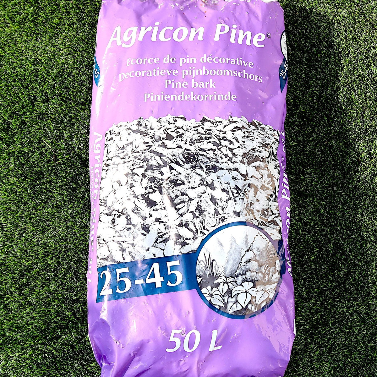 Agricon French Pine Bark Mulch - 50Ltr Bag – Cacti