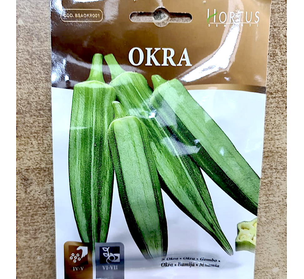 Okra Vegetable Seeds by Hortus – Cacti